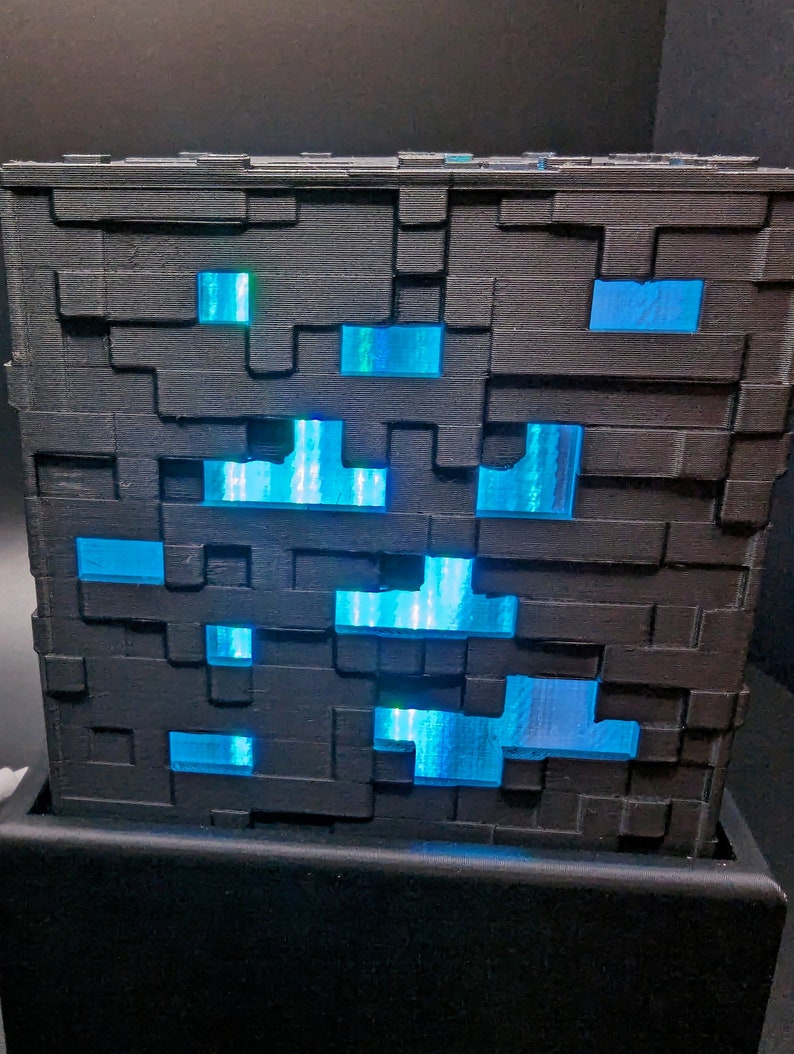 Minecraft Ore Block LED Lamp - Etsy