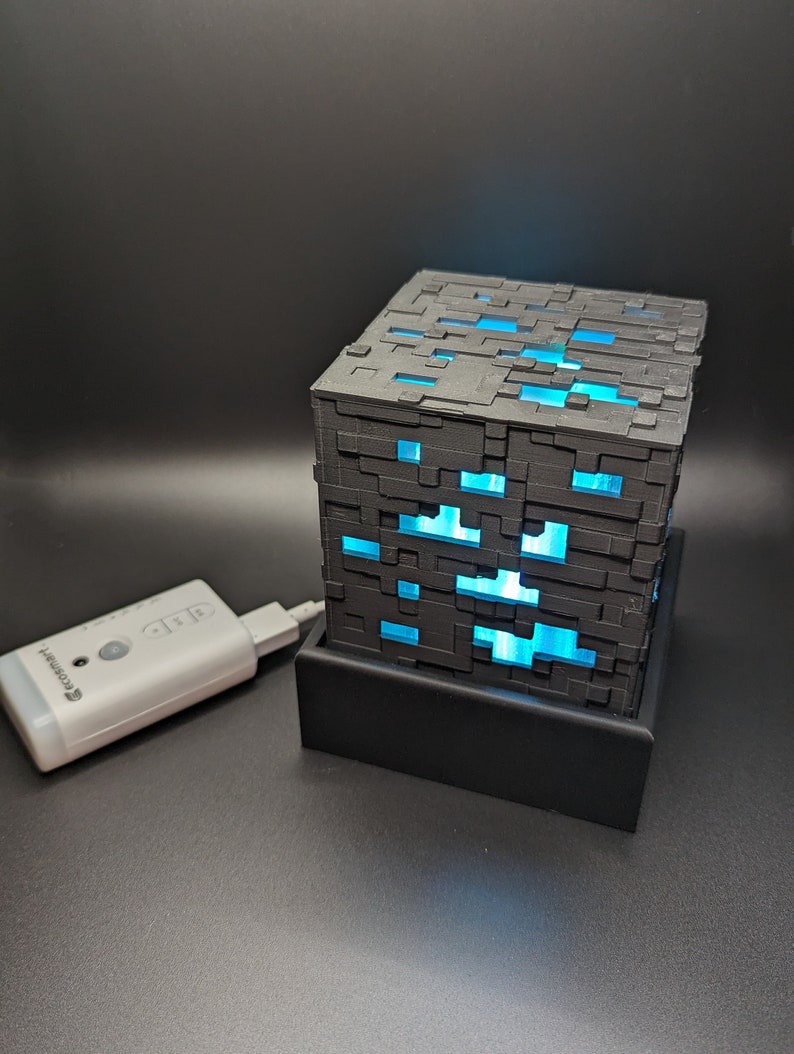Minecraft Ore Block LED Lamp - Etsy
