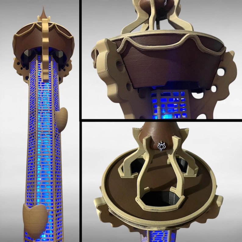 Zelda Sheikah Tower Fan Art LED Lamp - Etsy