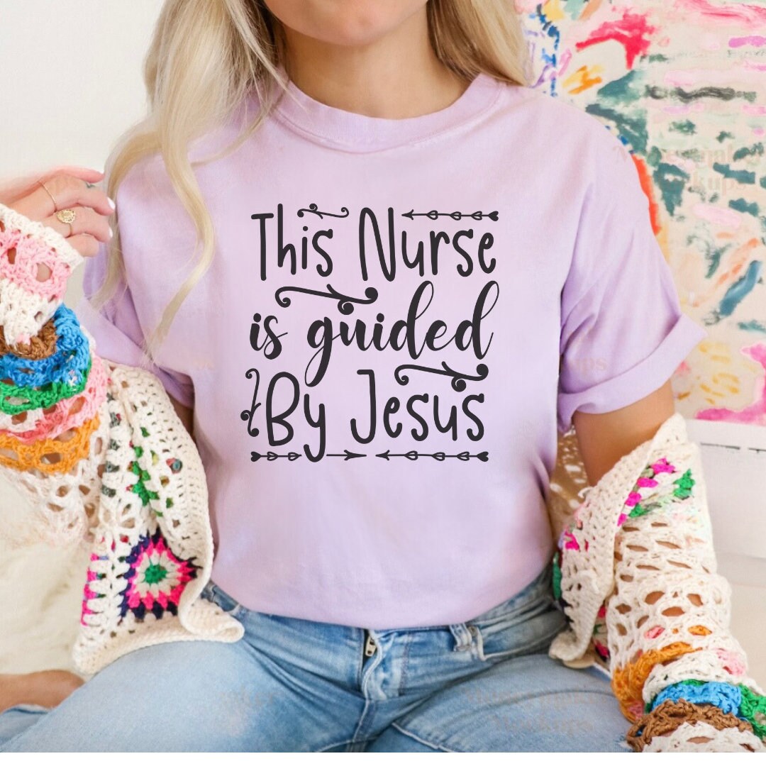 Christian Nurse Tee Shirt Christian Nursing Gift Christian Registered ...