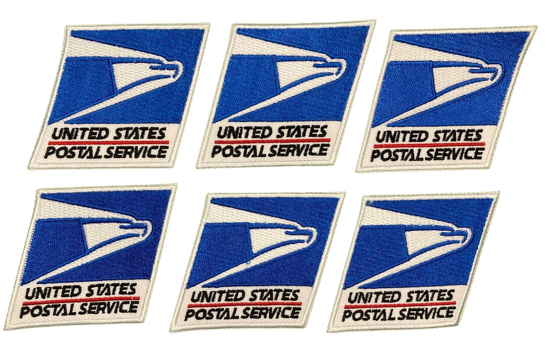 100 USPS Mail Carrier Embroidery Patches CCA RCA New Lot Iron on Sew on ...