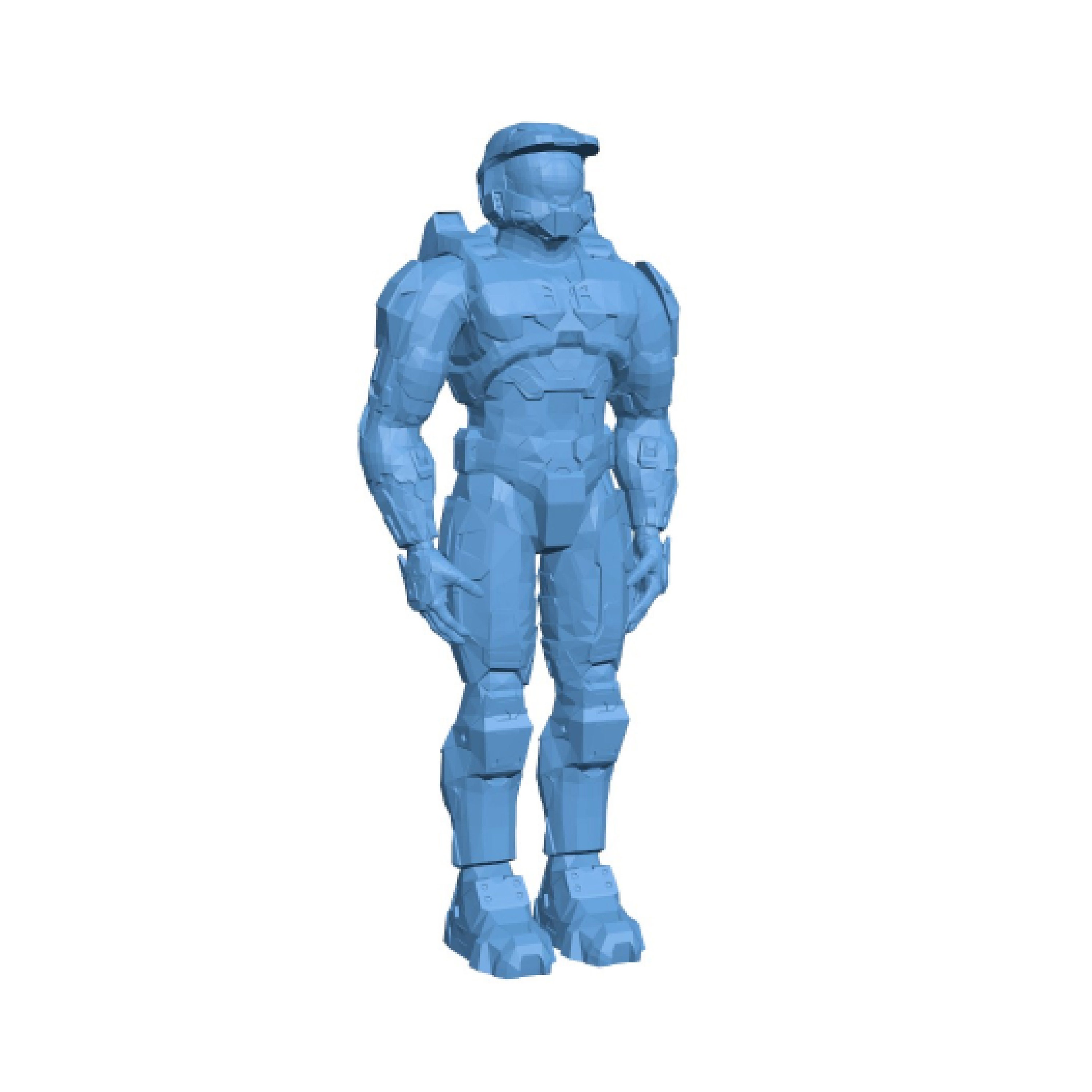 Halo Master Chief STL File High Detail Halo Game 3D Model Perfect for ...