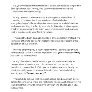 Get Started Homeschooling for Beginners Ebook – Parent's Guide & Steps ...