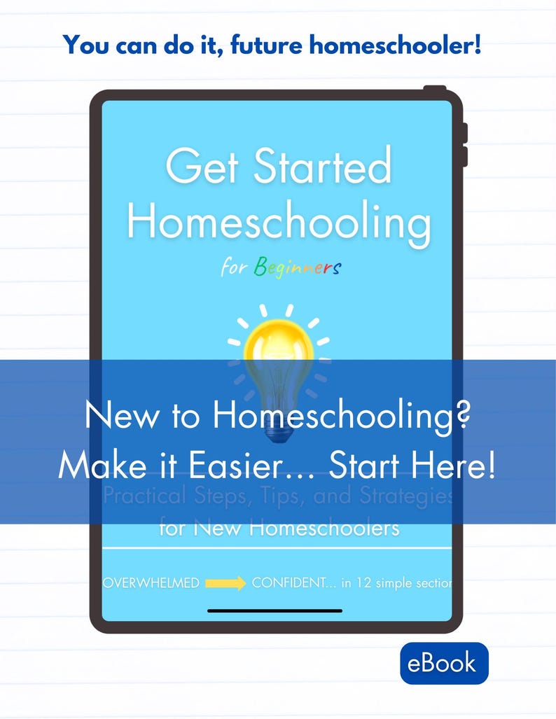Get Started Homeschooling for Beginners Ebook – Parent's Guide & Steps ...
