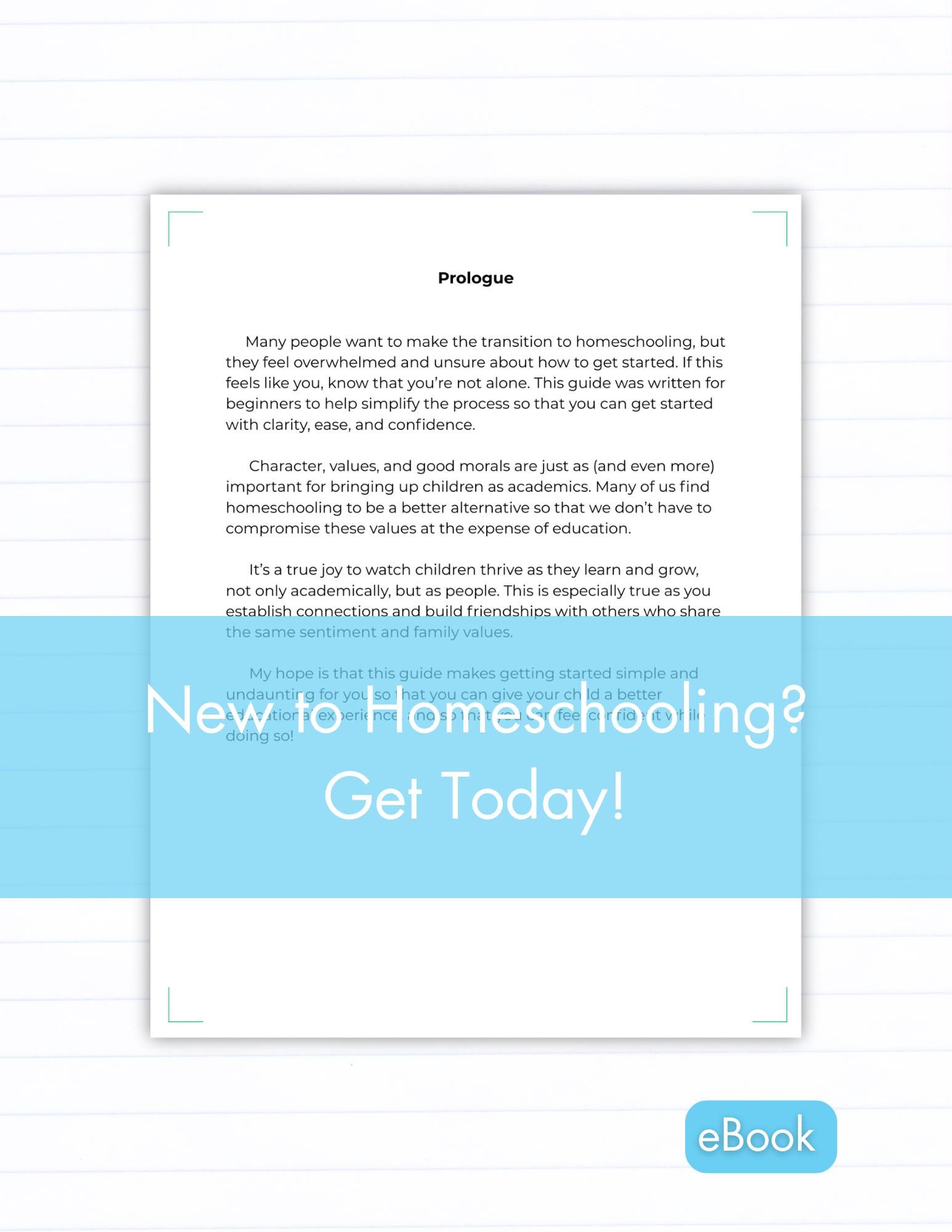 Get Started Homeschooling for Beginners Ebook – Parent's Guide & Steps ...