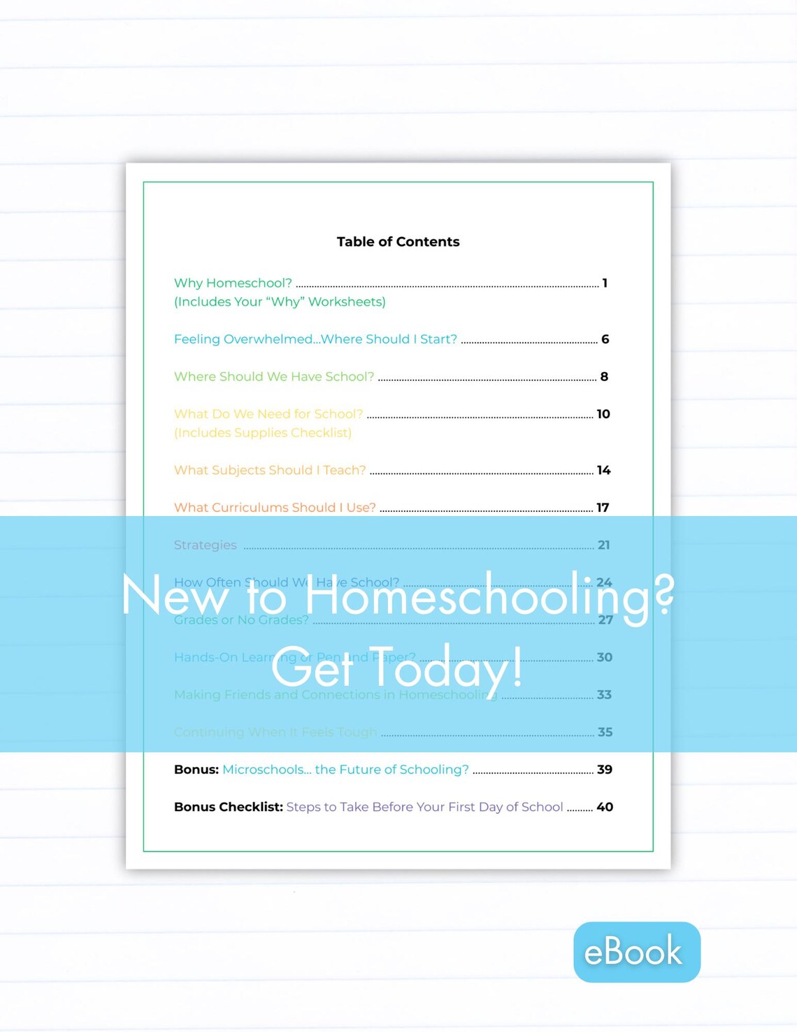 Get Started Homeschooling for Beginners Ebook – Parent's Guide & Steps ...