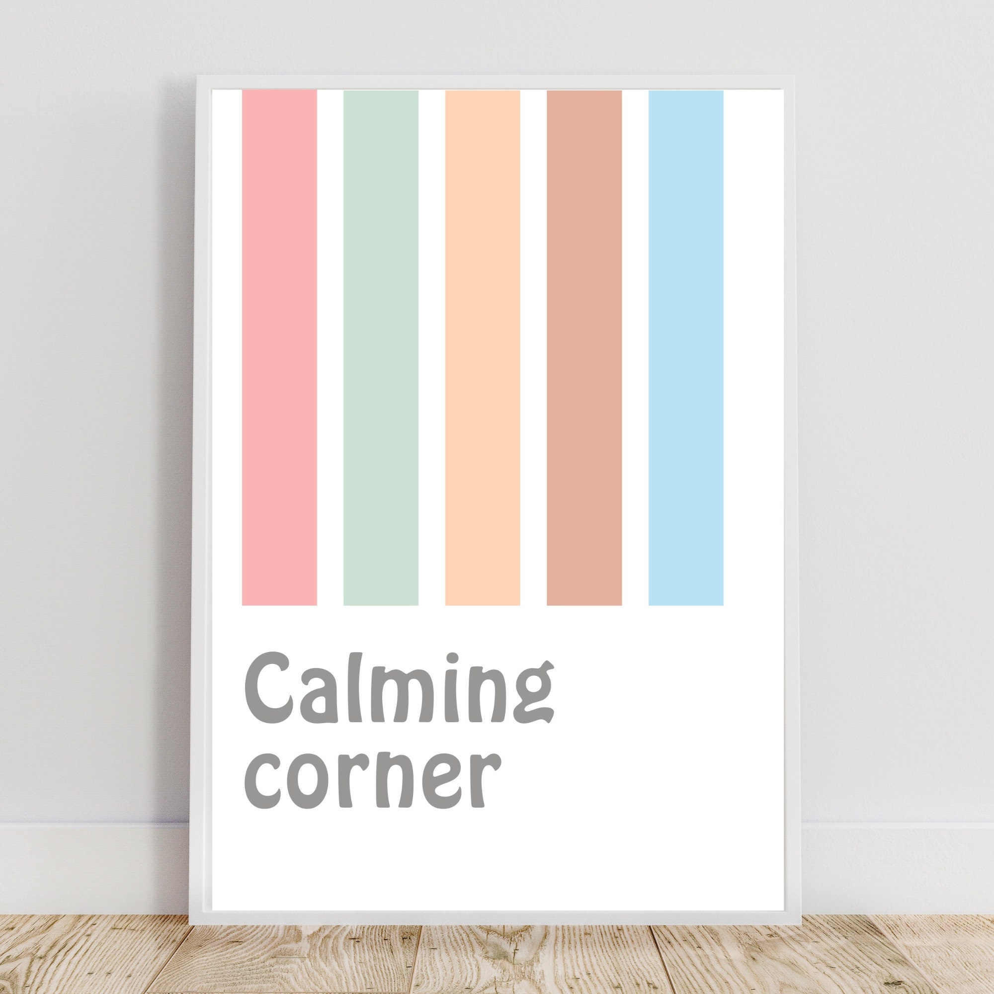 Calming Corner Printable Boho Classroom Decor Calm Down Corner Poster ...