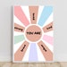 Sun Affirmations Poster Kids Affirmations Mindfulness Prints Feelings ...