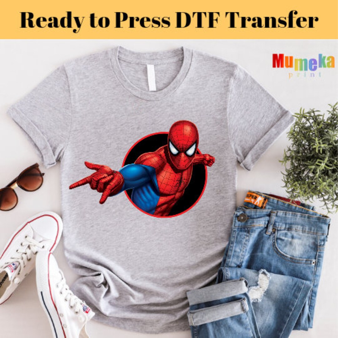 Spiderman DTF Transfer,spiderman DTF ,spiderman Transfer Dtf,spiderman ...