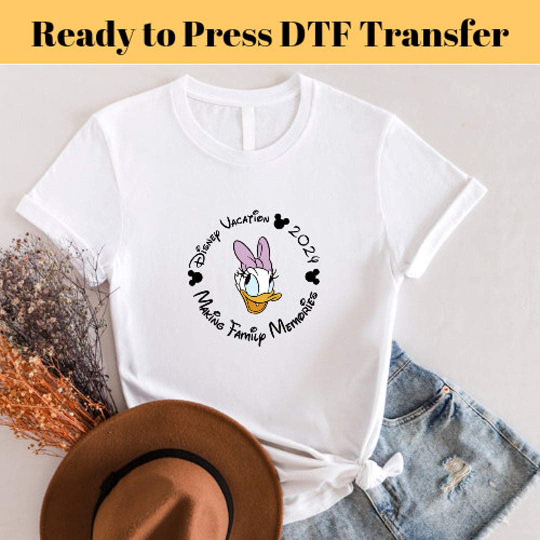 Daisy Duck Happy DTF, Duck DTF, Cut File Digital Download Dtf,ready to ...