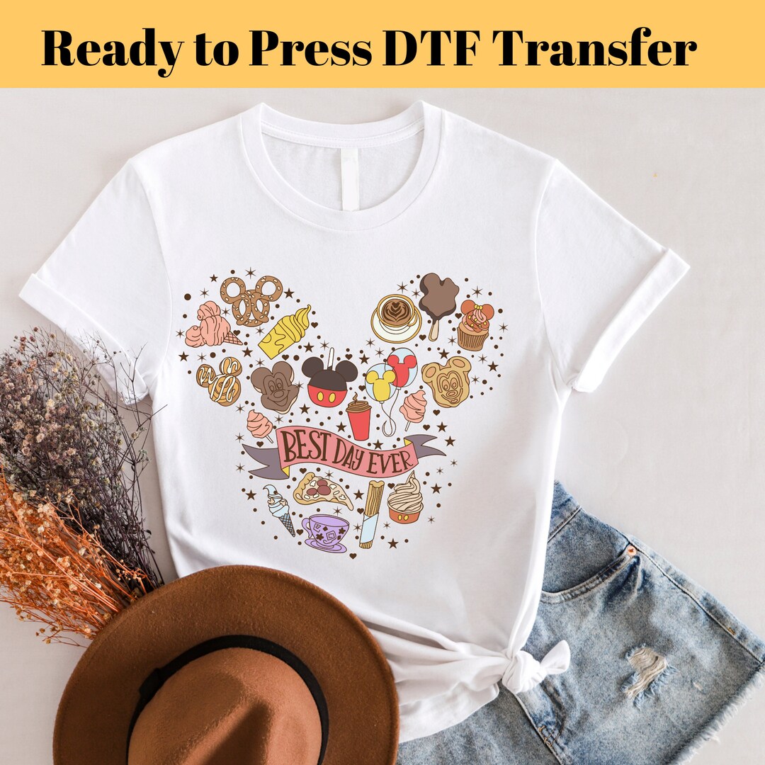 Disney Watercolor Castle DTF Transfer, Disney Ready to Press, Mickey ...