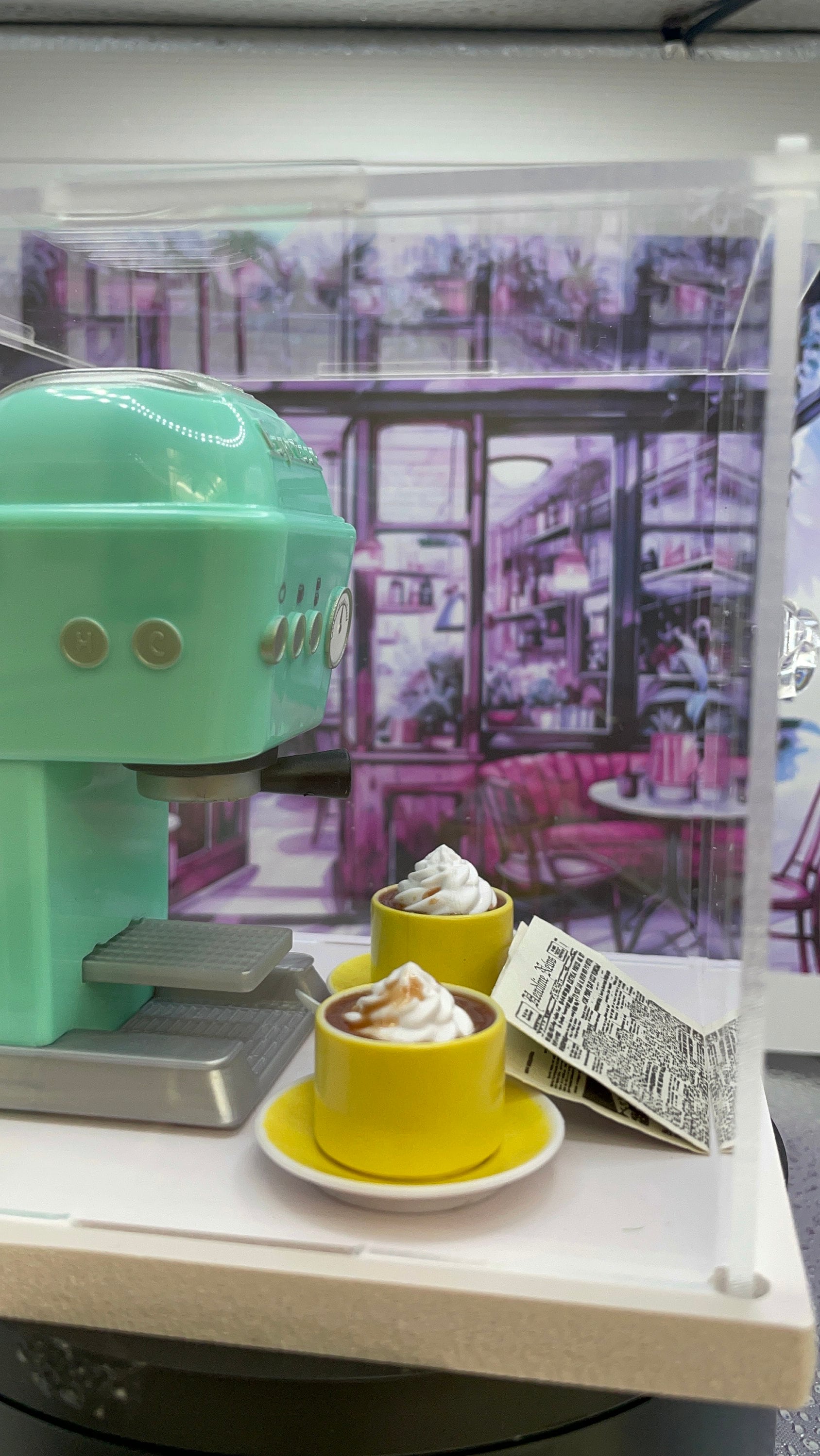 Mga’s Beautiful Teal Miniverse Espresso Machine With Case Included for ...