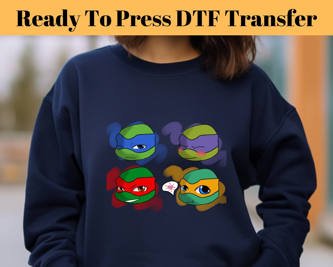 Ninja Turtles DTF, Ninja Turtles Birthday Dtf, DTF Transfer Sheet ...