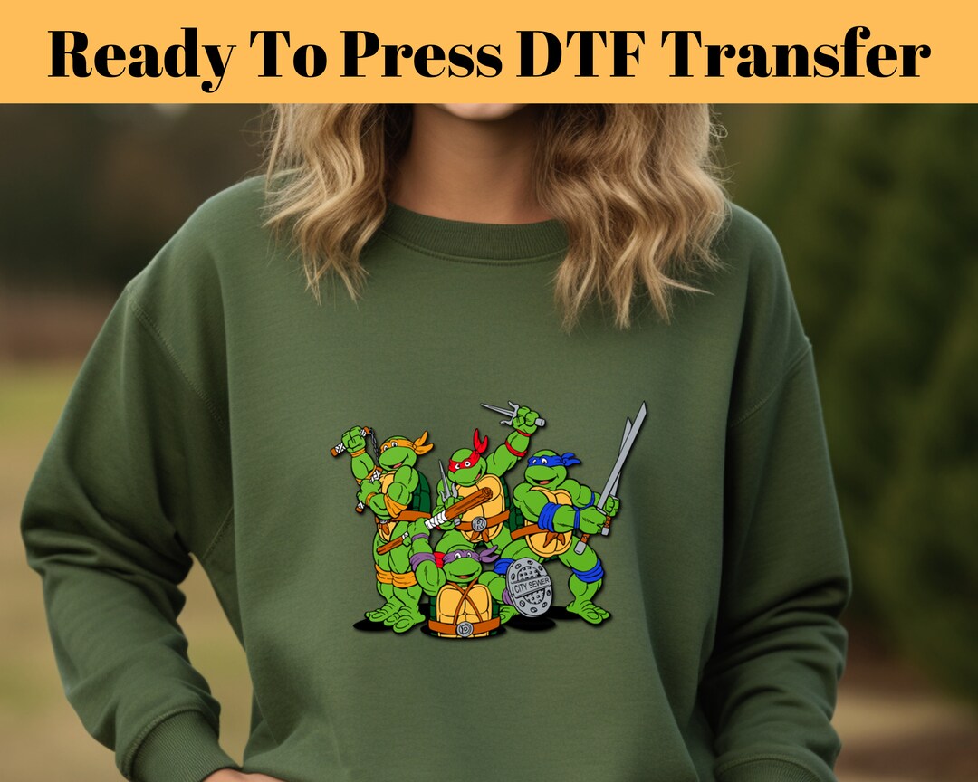 Ninja Turtles DTF, Ninja Turtles Birthday Dtf, DTF Transfer Sheet ...
