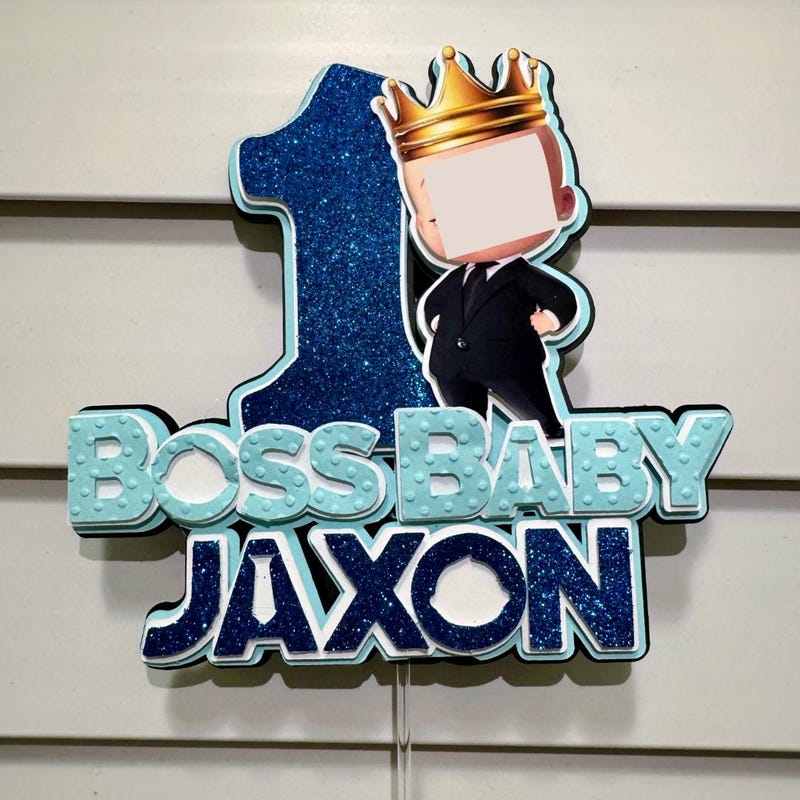 Boss Baby Cake Topper - Etsy