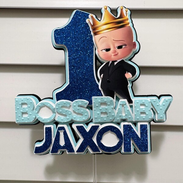 Boss Baby Cake Topper - Etsy