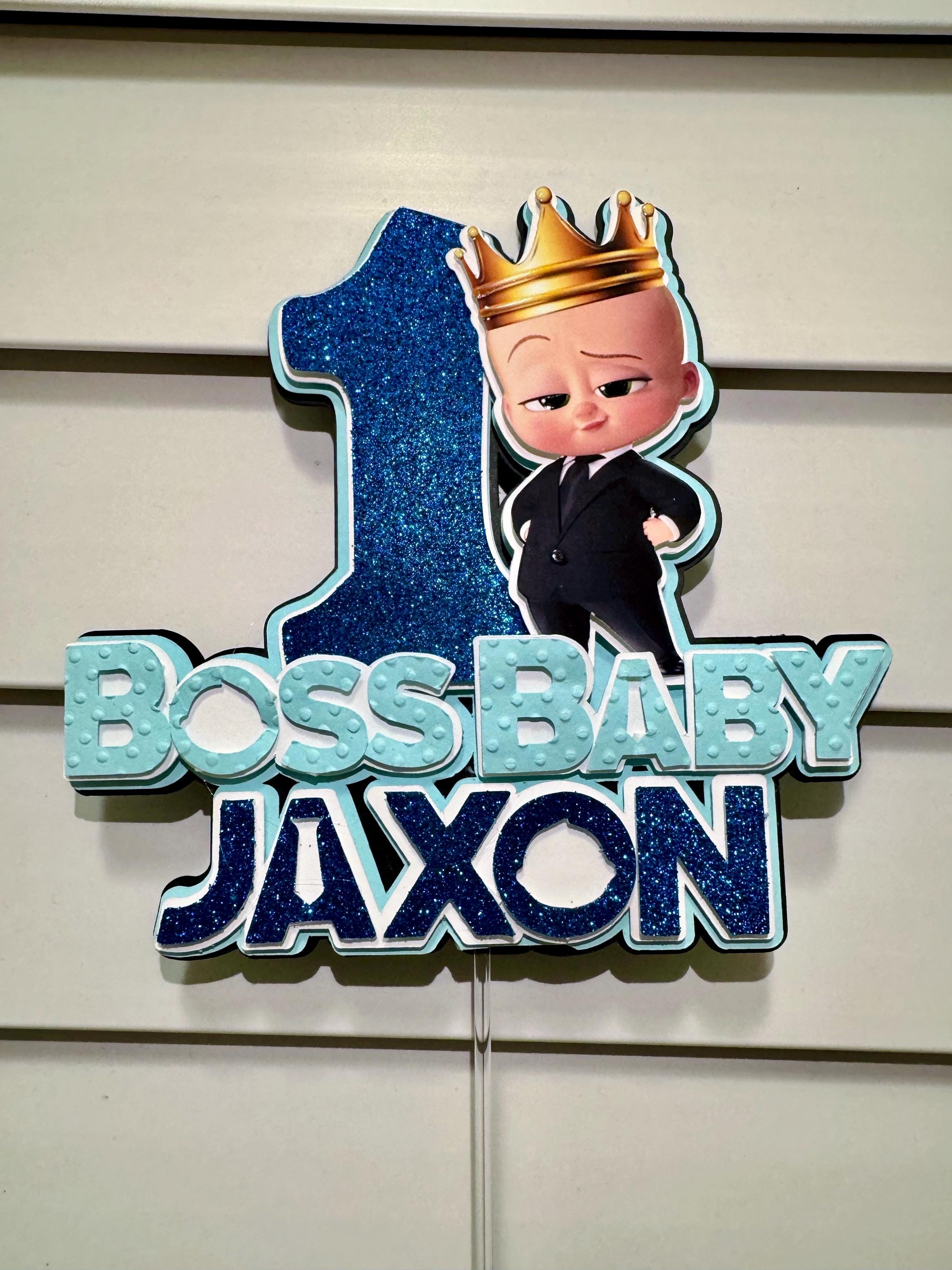 Boss Baby Cake Topper Personalized Birthday Party Decoration Custom ...