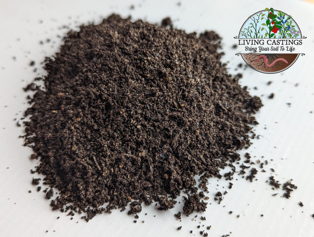 Worm Castings 15 Lbs. - Organic, All Natural Vermicast / Never Fully ...