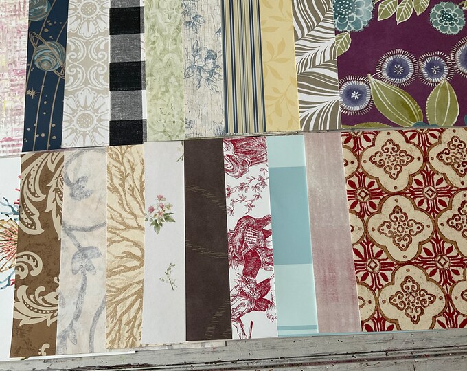 Wallpaper Samples Set 102 20 Sheets of Wallpaper 8 X 10 Size Junk ...