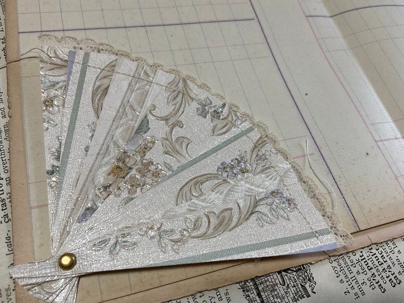 Victorian Style Fans Junk Journal Embellishments Set of 2 - Etsy