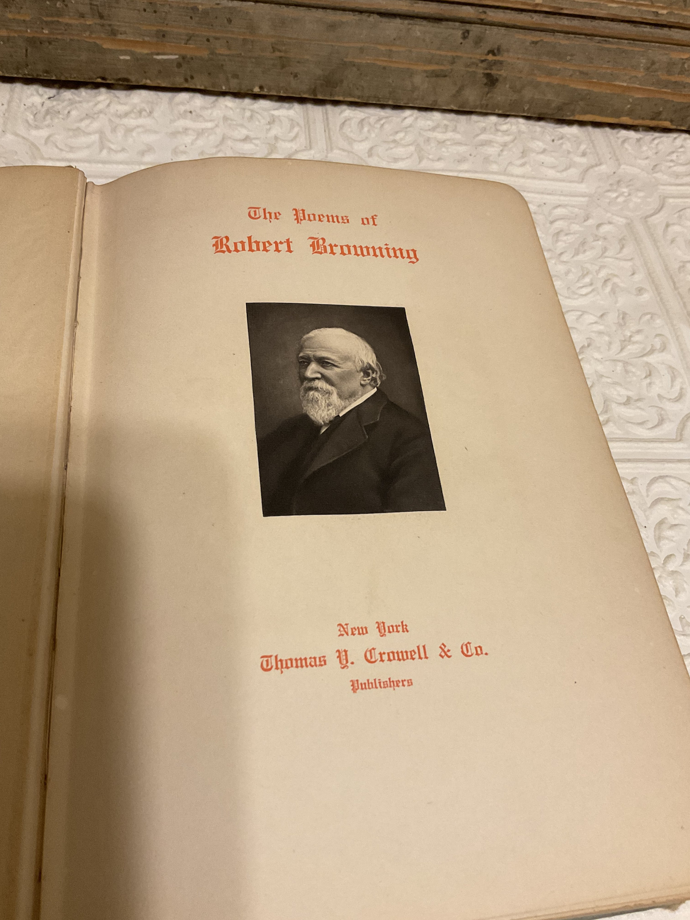 Robert Browning's Poetical Works - 1896 - Poems - Antique Book - Etsy UK