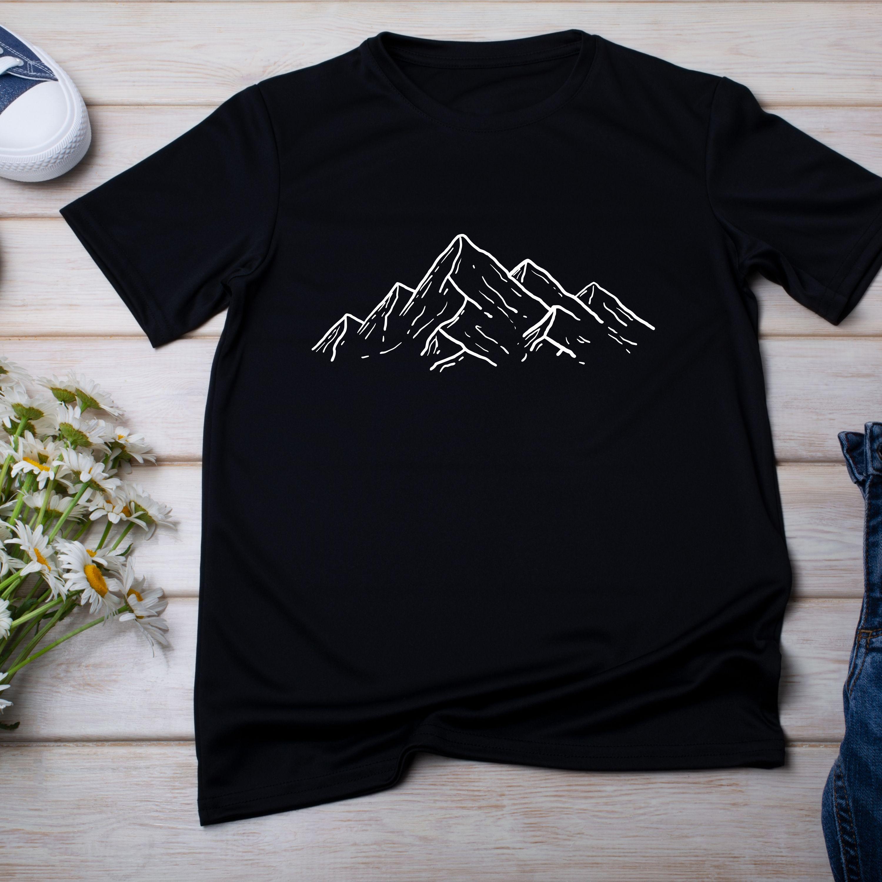 MEGA Mountains Svg Bundle, Mountain Svg Hand Drawn, Forest Tree Svg ...