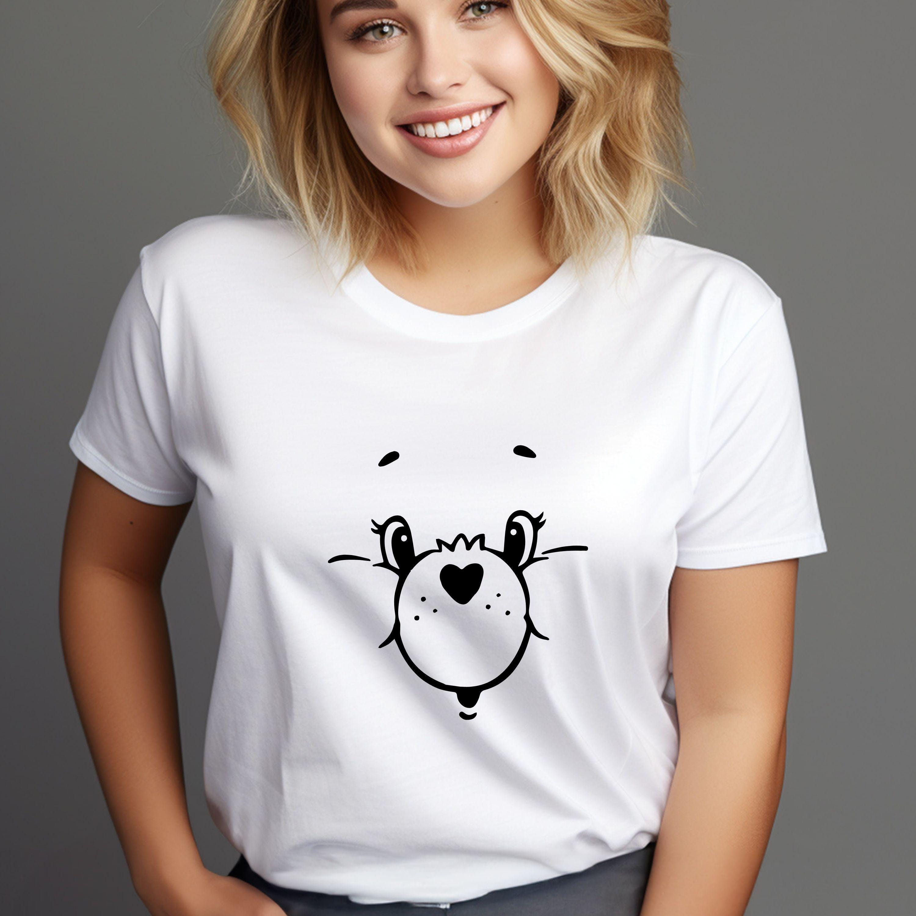 Vintage Grumpy Bear Face Svg Clip Art Files, Care Bears Head ...