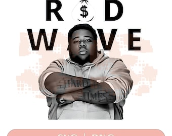 Rod Wave Nostalgia PNG File, Rapper Rod Wave Tour Design, Rod Wave Png ...