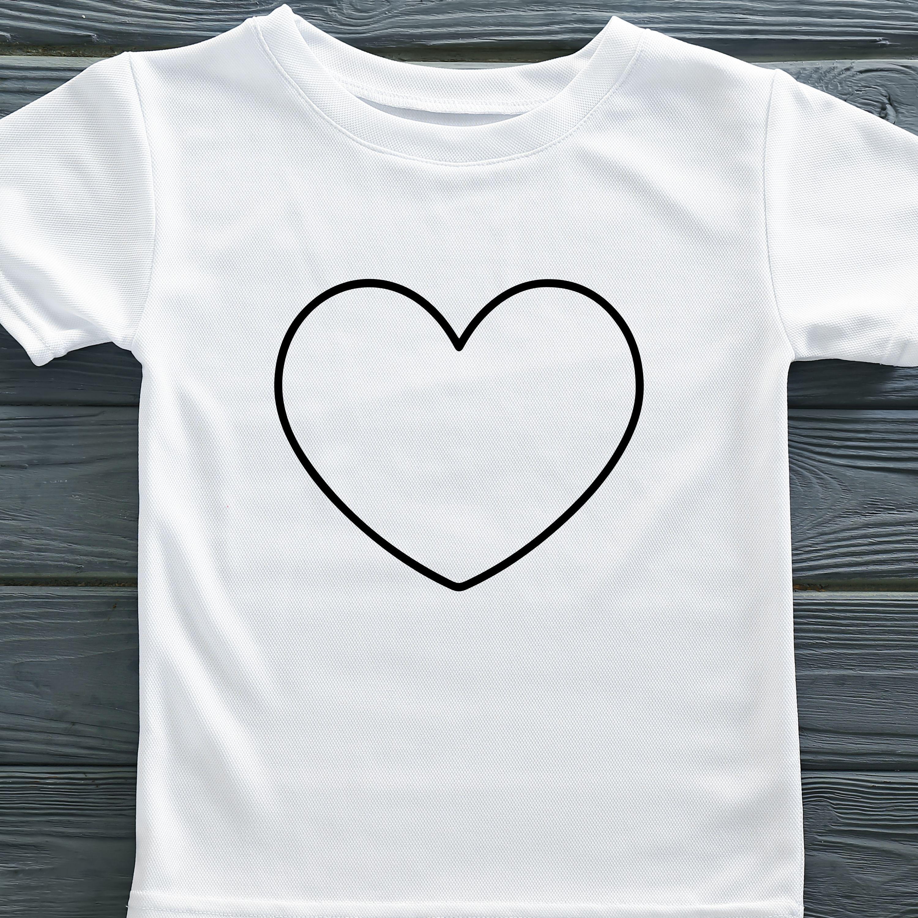 Heart Outline Svg, Heart Svg, Basic Heart Svg, Valentine's Day Heart ...