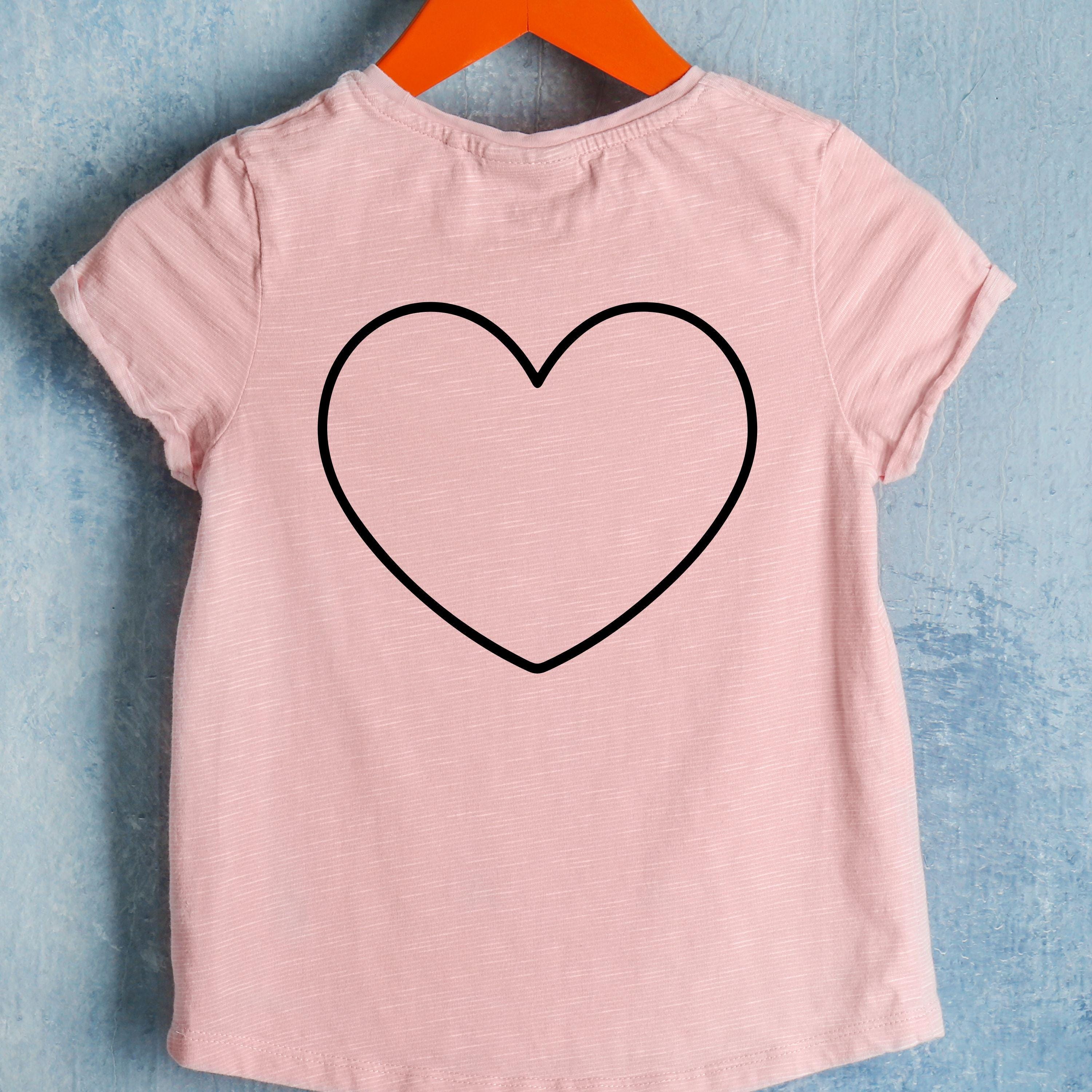 Heart Outline Svg, Heart Svg, Basic Heart Svg, Valentine's Day Heart ...