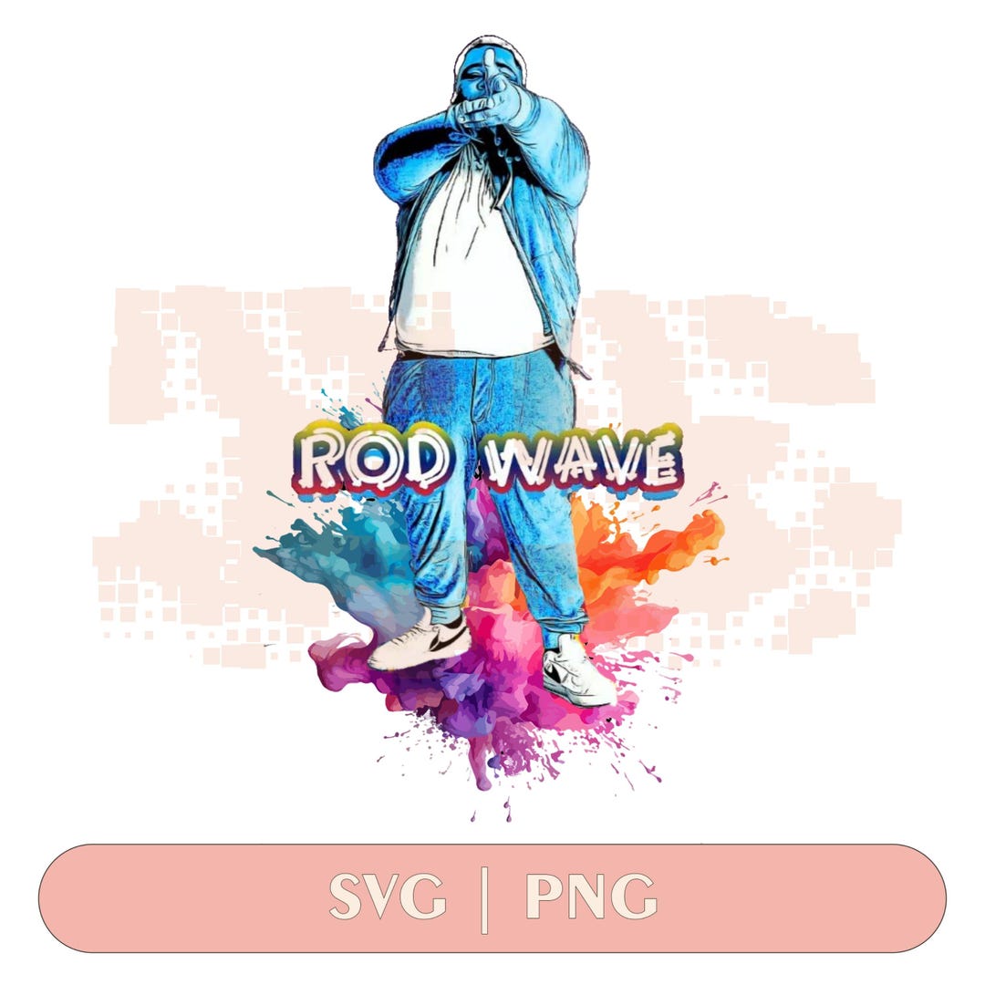 Rod Wave Nostalgia PNG File, Rapper Rod Wave Tour Design, Rod Wave Png ...