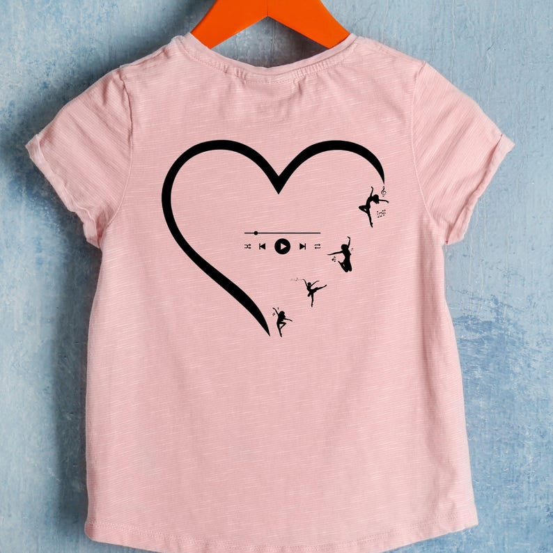 Heart Dancer SVG PNG: Music Silhouette (digital Download) - Etsy Australia