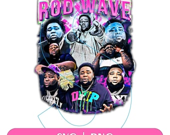 Rod Wave Nostalgia PNG File, Rapper Rod Wave Tour Design, Rod Wave Png ...