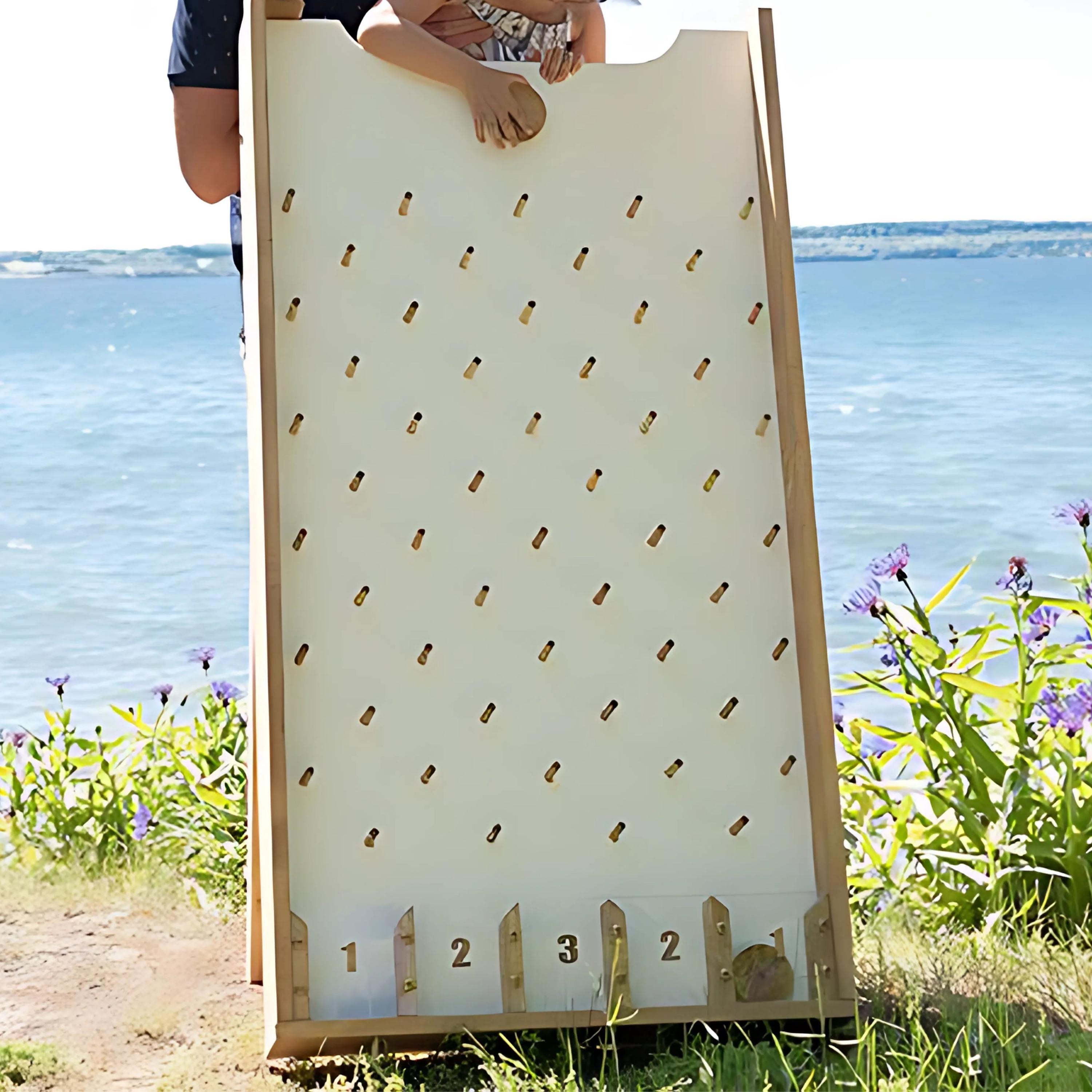 DIY Plinko Board Game Plan PDF, Wooden Board Game Template, Fun ...