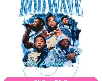 Rod Wave Nostalgia PNG File, Rapper Rod Wave Tour Design, Rod Wave Png ...