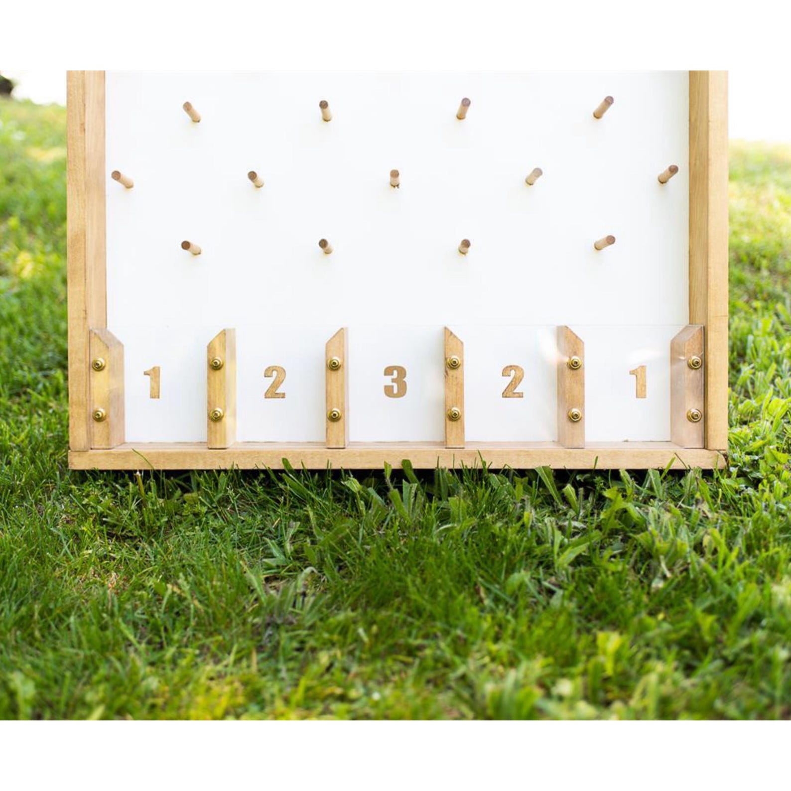 DIY Plinko Board Game Plan PDF, Wooden Board Game Template, Fun ...