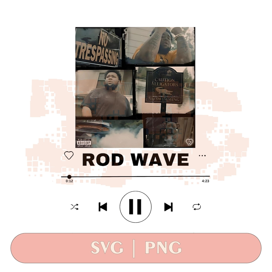 Rod Wave Nostalgia PNG File, Rapper Rod Wave Tour Design, Rod Wave Png ...