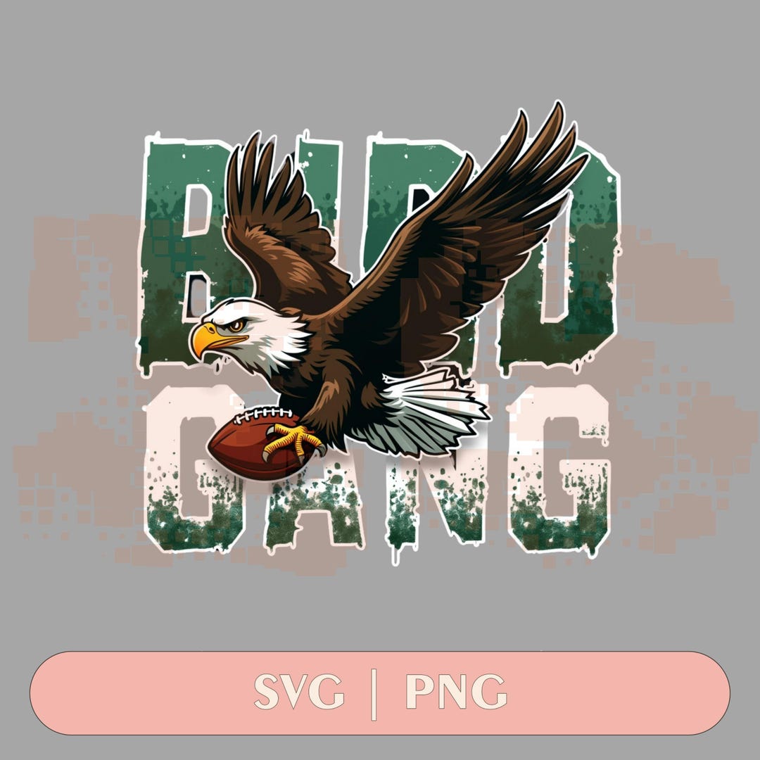 Retro Bird Gang Eagle PNG, Eagles Png, Football Eagles Philly Retro ...