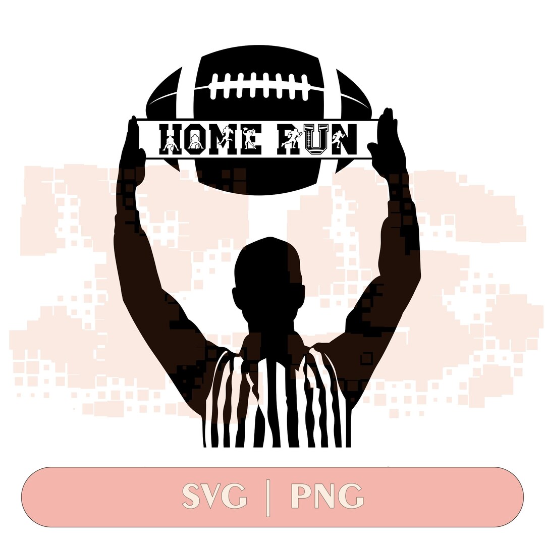 Funny Football Svg, Touchdown Svg, Home Run Football Shirt Svg ...