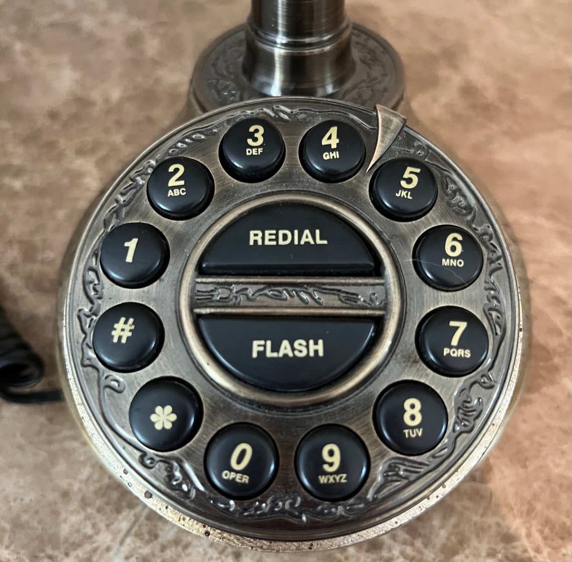 Replica of Vintage Victorian Push Button Phone - Etsy