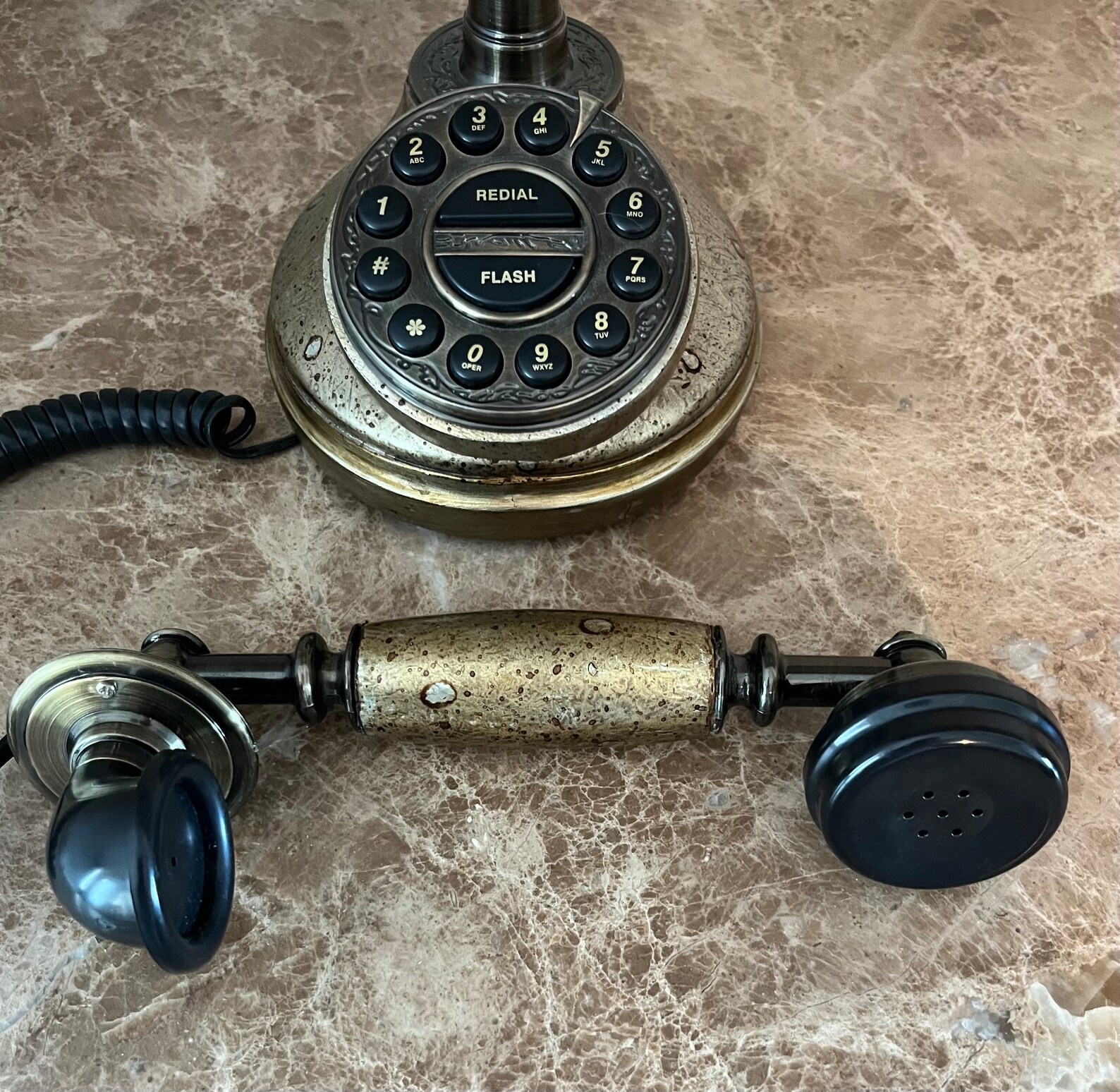 Replica of Vintage Victorian Push Button Phone - Etsy