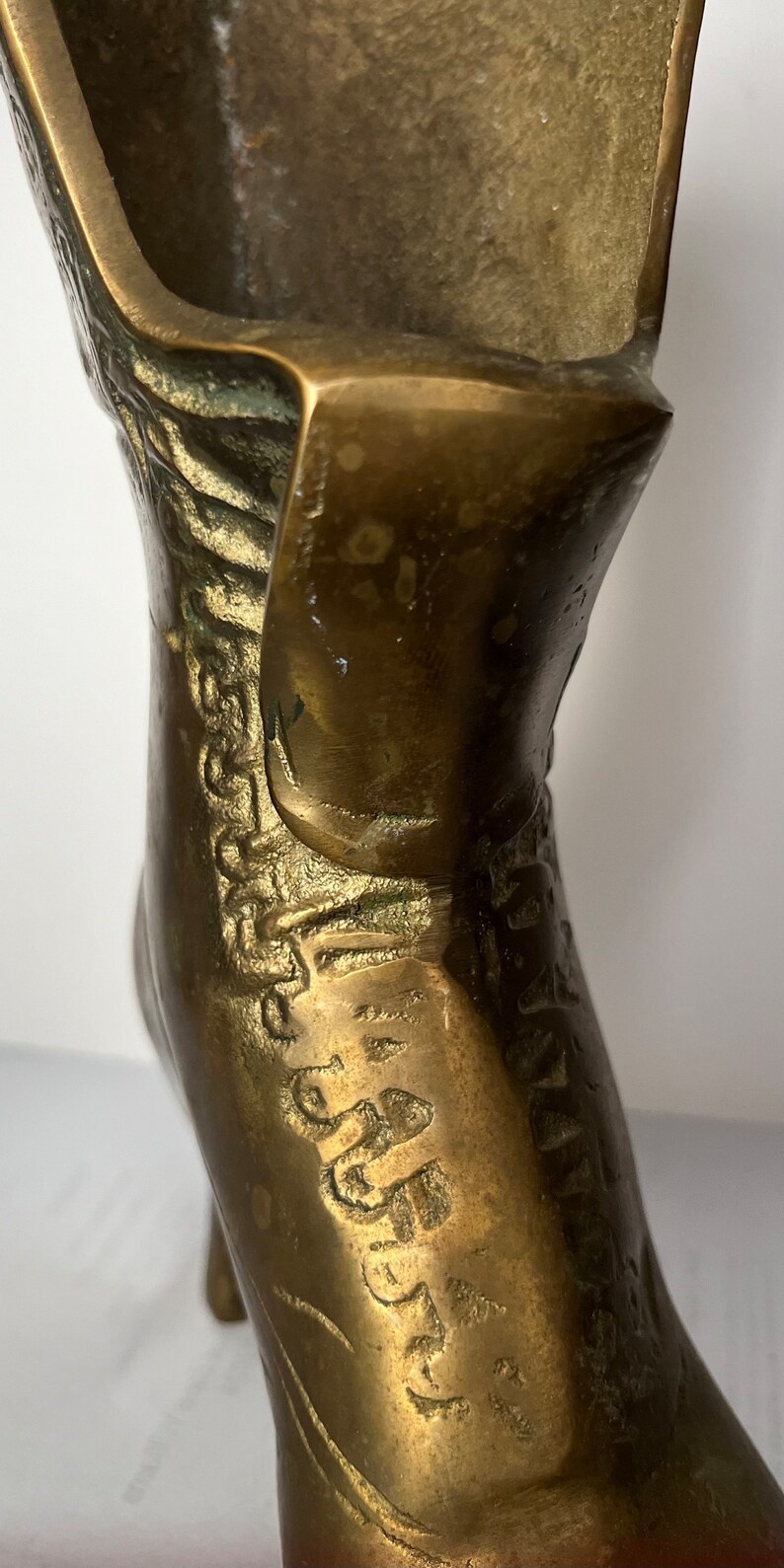 Solid Brass Victorian Style Lace up Boot - Etsy