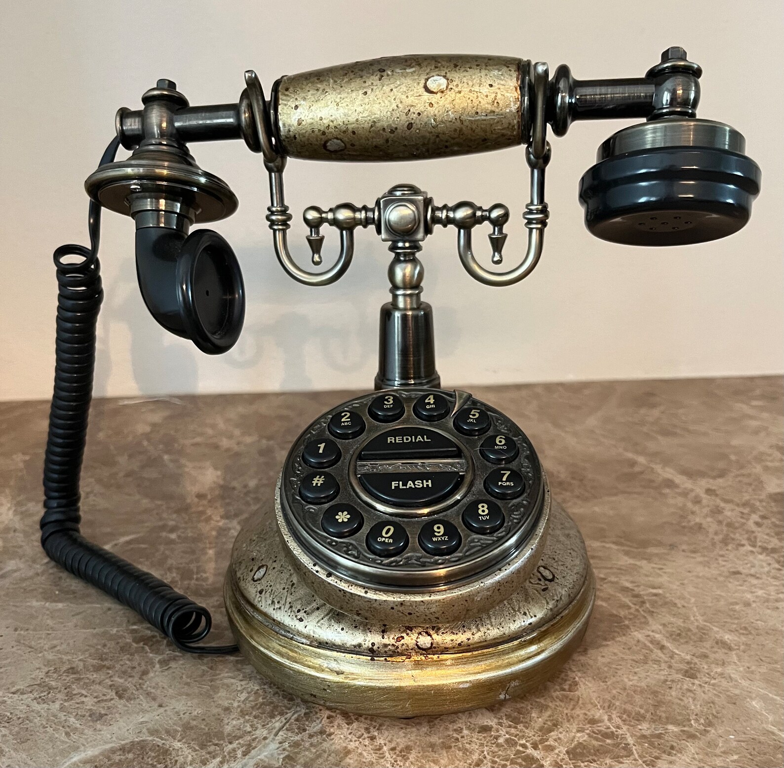 Replica of Vintage Victorian Push Button Phone - Etsy