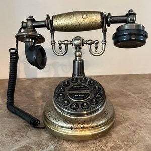 Replica of Vintage Victorian Push Button Phone - Etsy