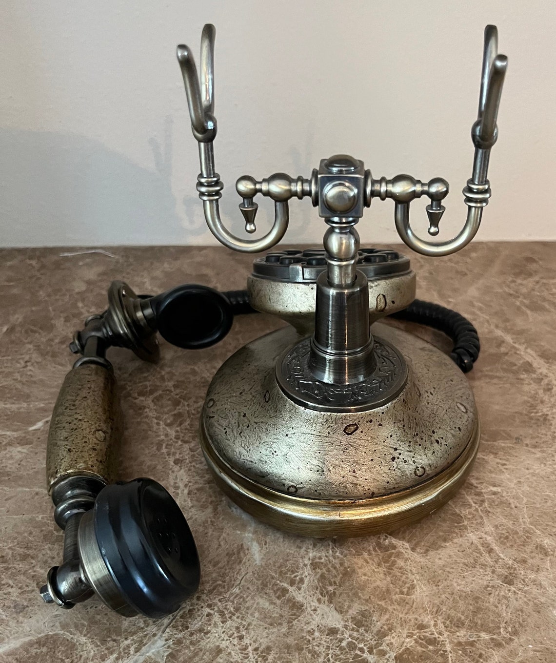 Replica of Vintage Victorian Push Button Phone - Etsy