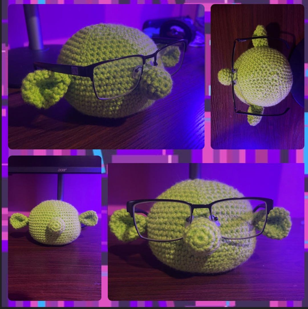 Eyeglasses Holder Man - CROCHET HANDMADE - Etsy