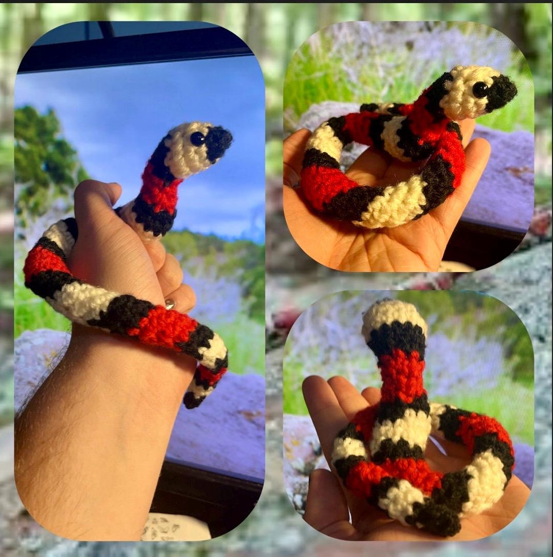 Crochet Snake ( Custom Colors ! ) - Etsy