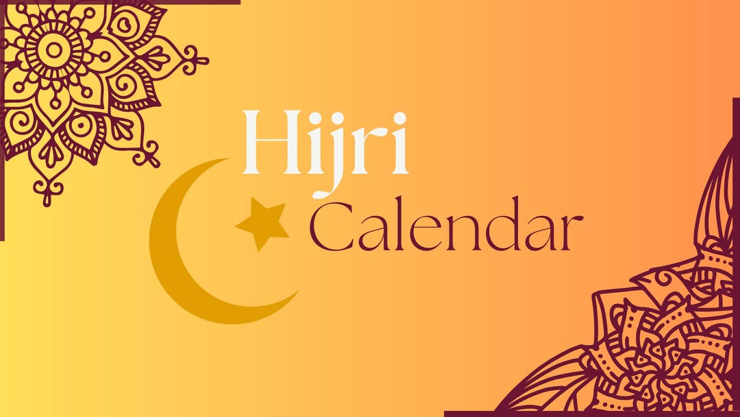 DIGITAL FILE** Hijri Calendar, Hijri Months, Ramadan, Calendar for ...