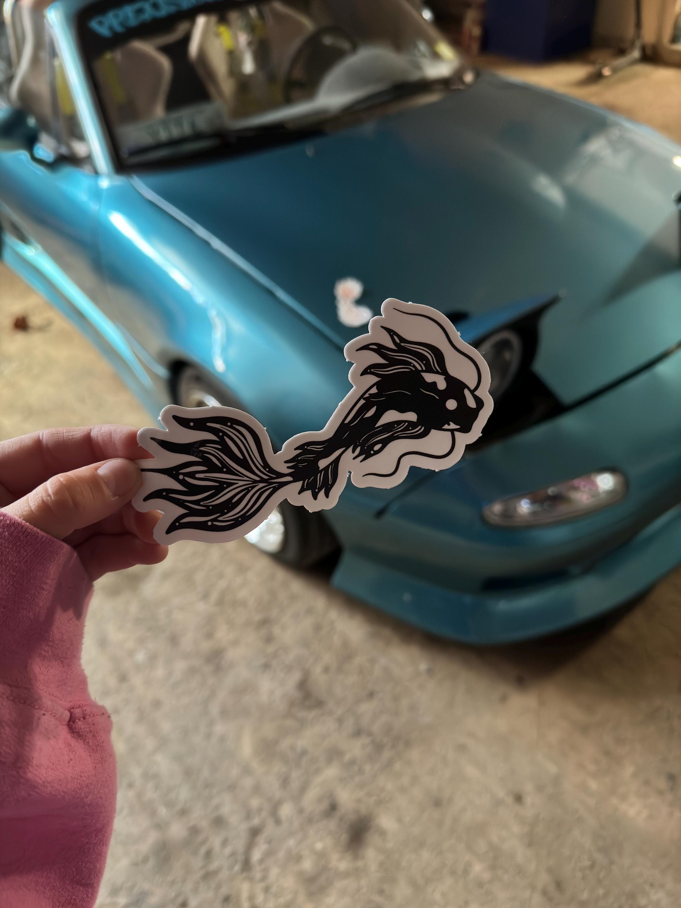 Koi Fish Sticker - Etsy