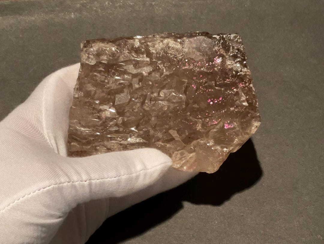 Large Pink Fire Covellite Elestial Quartz, Brazil, 591 Grams. - Etsy